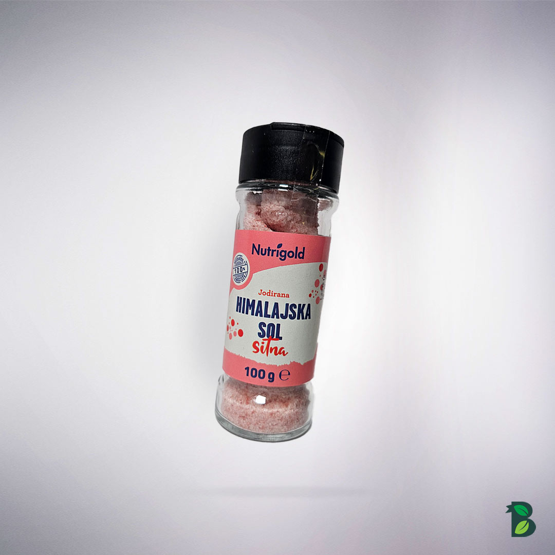 Himalajska sol 100g – Sitna Jodirana – Bioteka Sarajevo