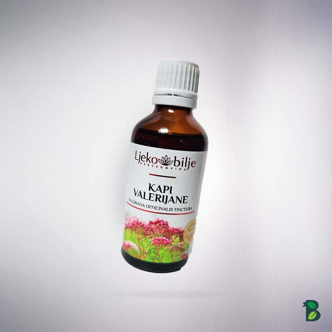 Valerijana biljne kapi 50ml – Bioteka Sarajevo