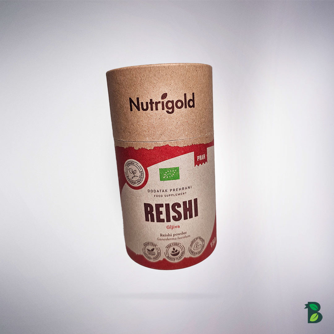 Reishi u prahu 150g – Organska – Bioteka Sarajevo