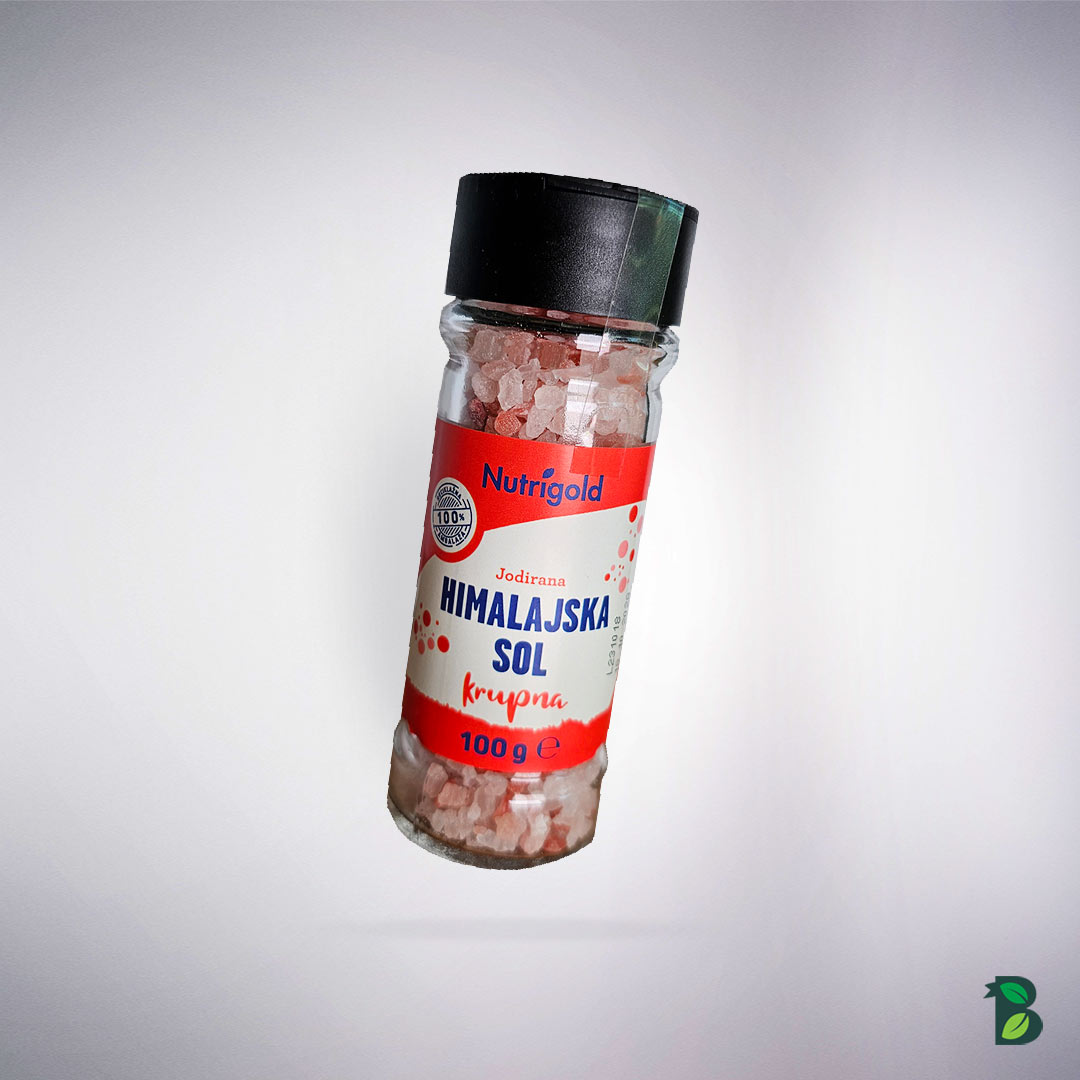 Himalajska sol 100g – Krupna Jodirana – Bioteka Sarajevo
